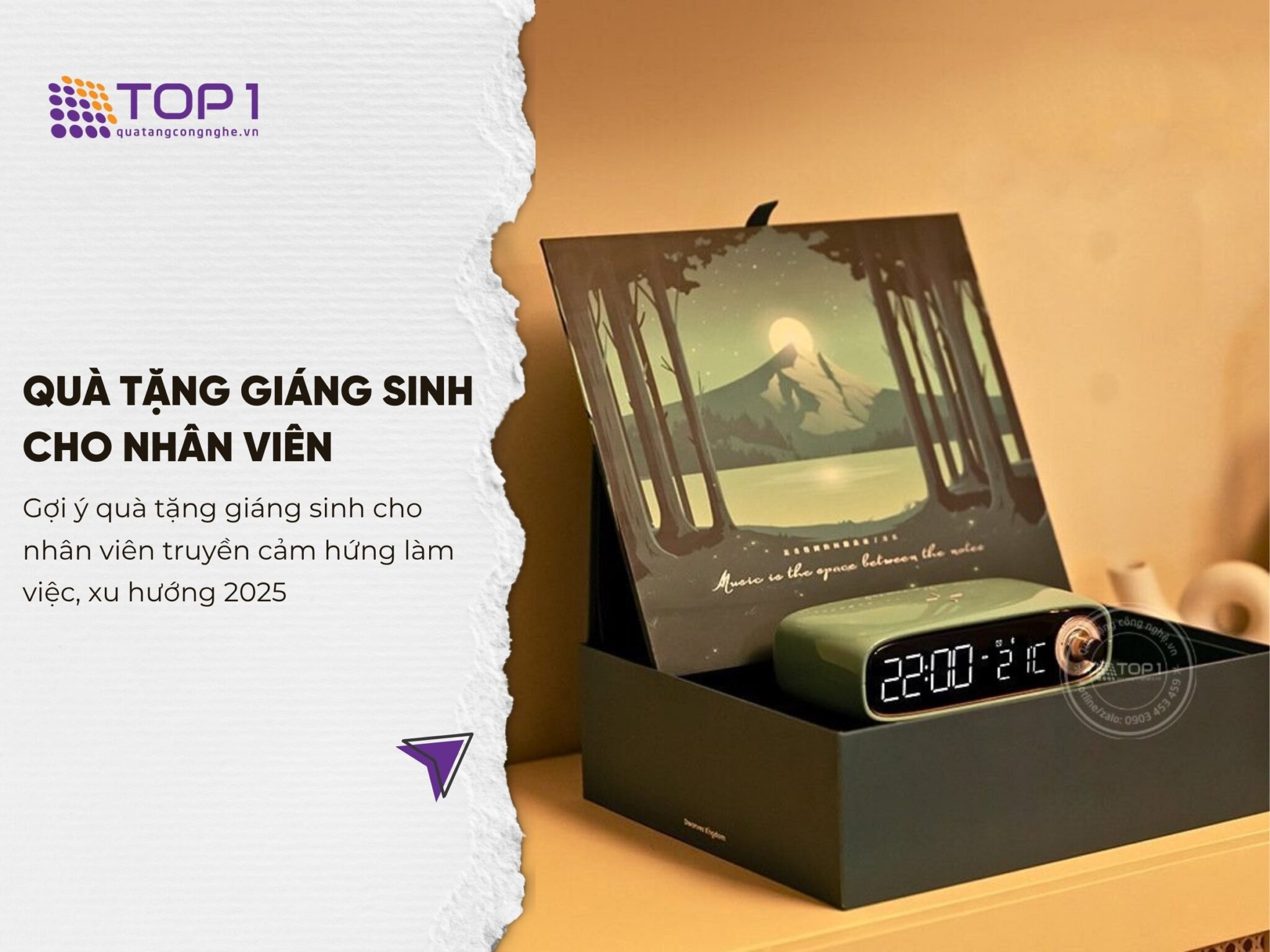 Quà tặng Giáng sinh cho nhân viên truyền cảm hứng làm việc 2025
